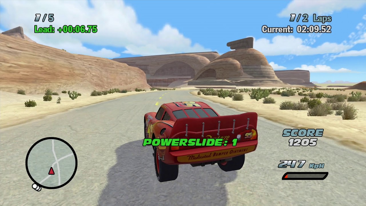 Cars: The Video Game: Test Recording - YouTube