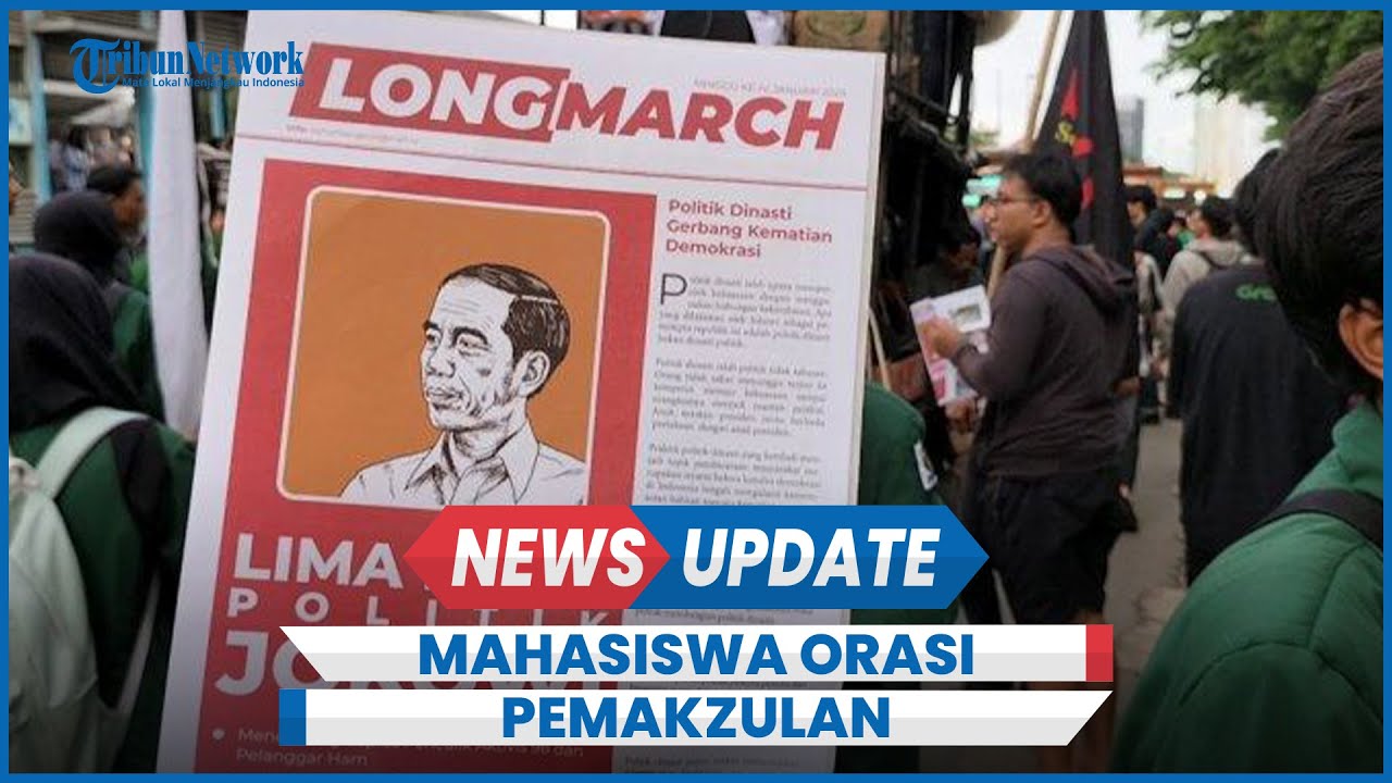 Ratusan Mahasiswa hingga Guru Besar UNJ Jakarta Demo Orasi Pemakzulan ...