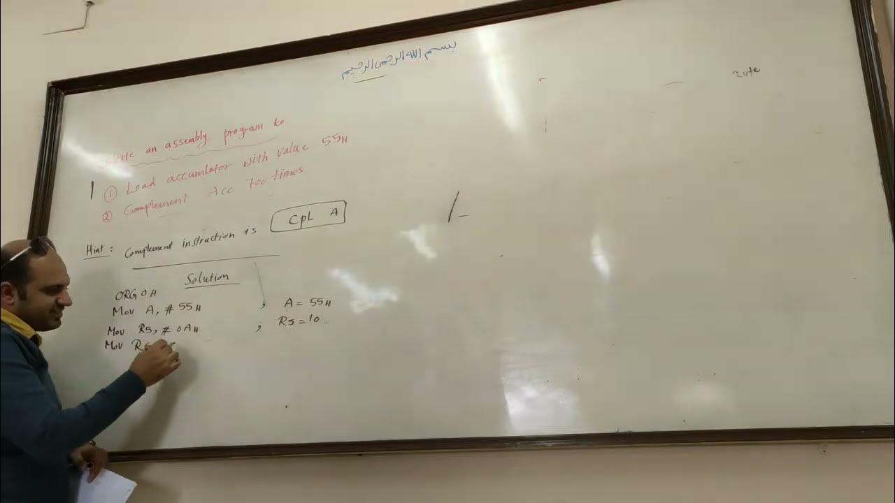 ATMEL 8051 Tutorial 2: Nested Loops in Assembly programming Language - YouTube