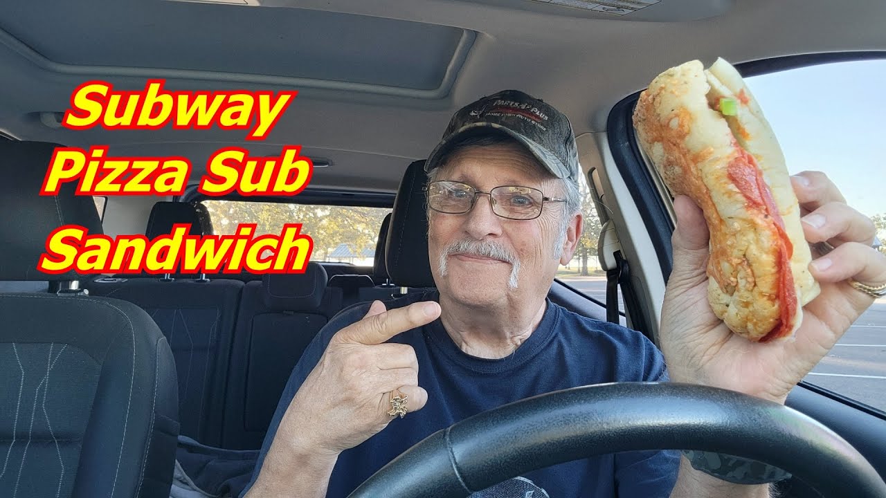 Subway Pizza Sub Taste Test Rating and Review - YouTube