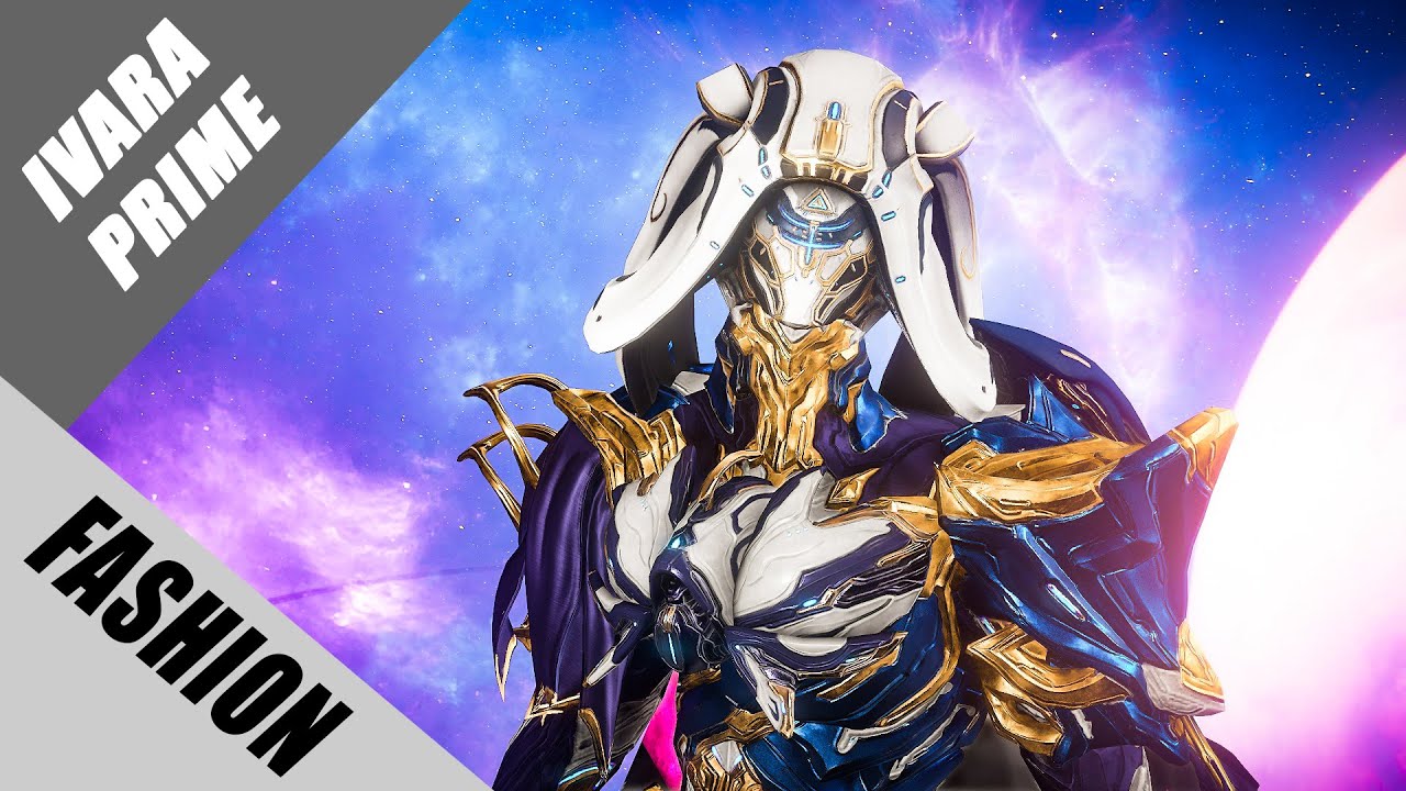 Warframe | Fashion Frame | Ivara Prime : Cosmic Huntress - YouTube
