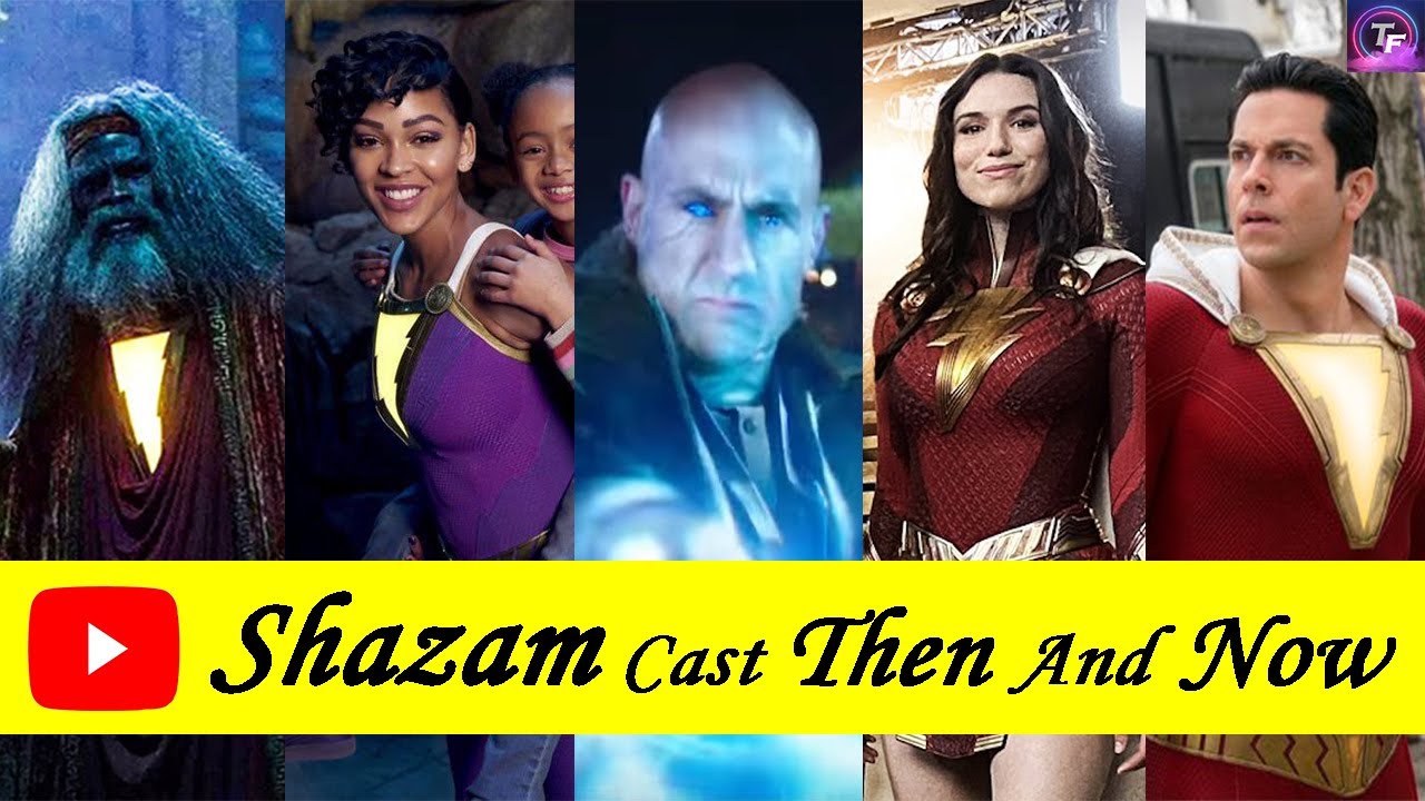 Shazam Cast ★Then And Now★ 2021 - YouTube