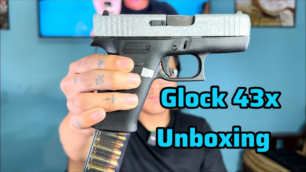 Glock 43x Unboxing (Diamond Glock) - YouTube