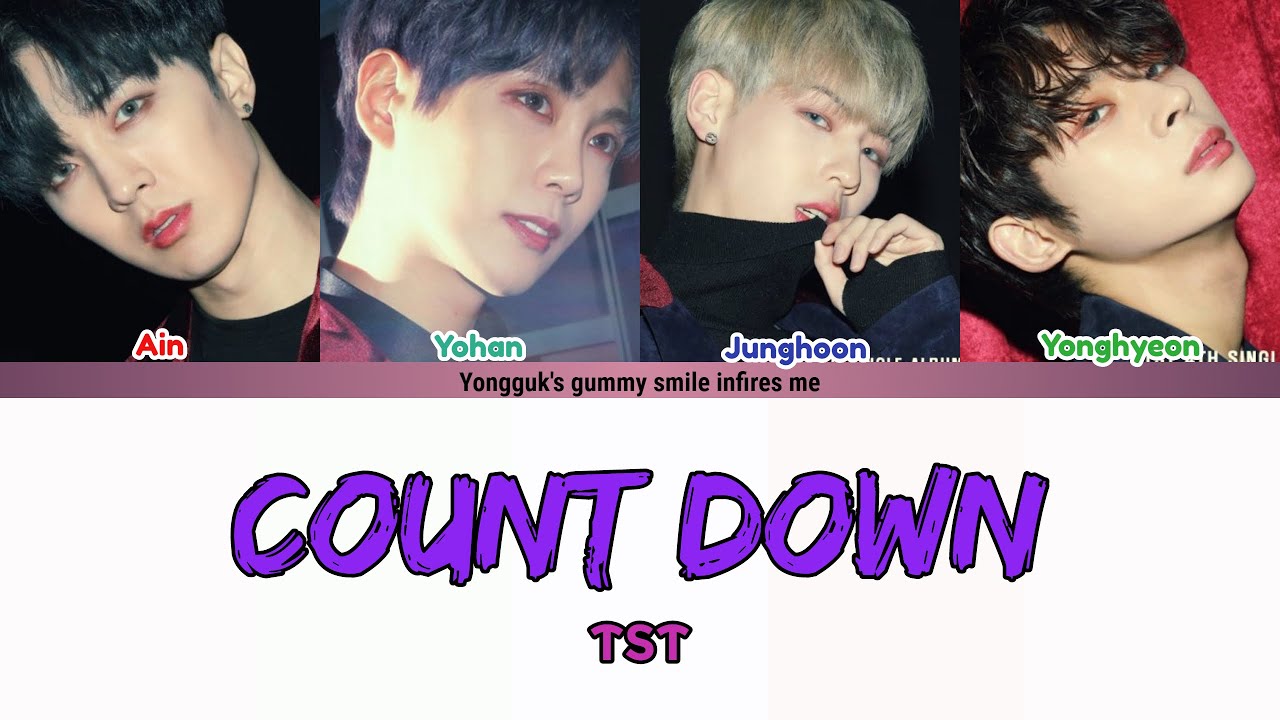 TST (일급비밀) - COUNT DOWN COLOR CODED LYRICS (HAN|ROM|ENG) - YouTube
