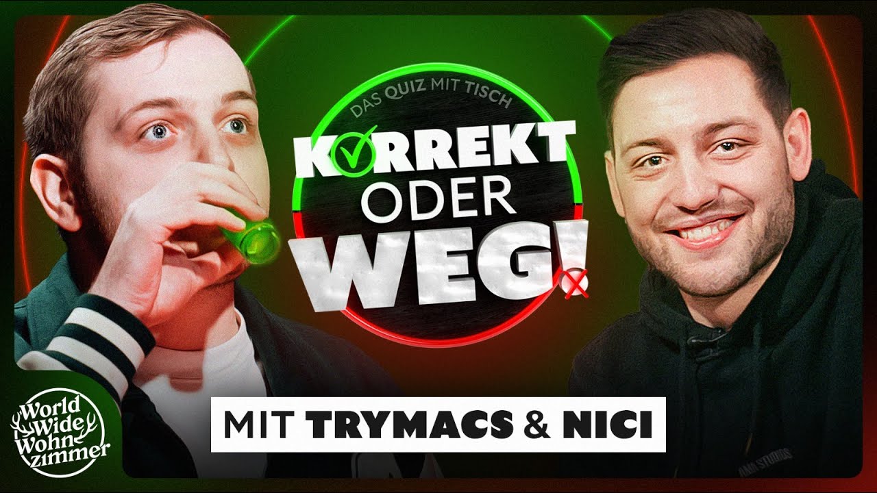 KORREKT oder WEG! (mit Trymacs und seinem Bruder Nici) - YouTube
