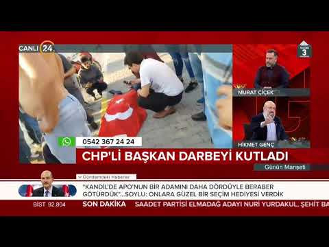 CHP'li başkan darbeye böyle kadeh kaldırdı