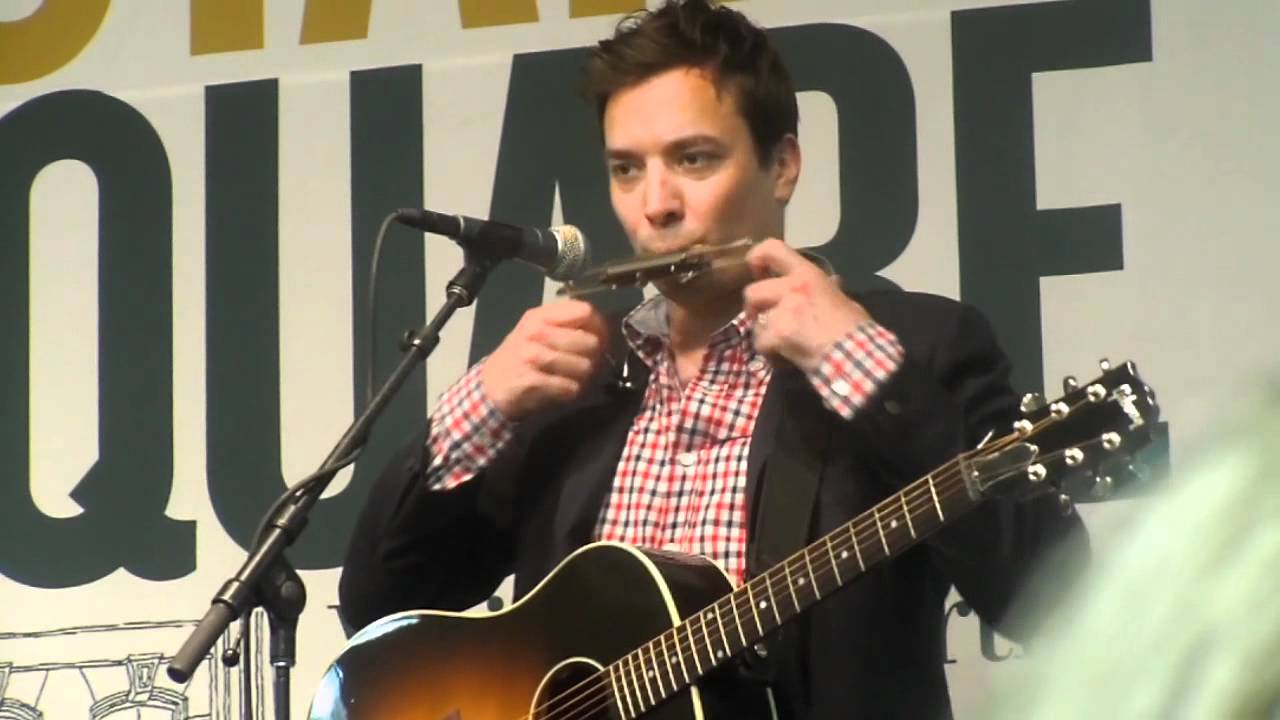 Jimmy Fallon as Neil Young singing Fresh Prince of Bell Air and Party ...