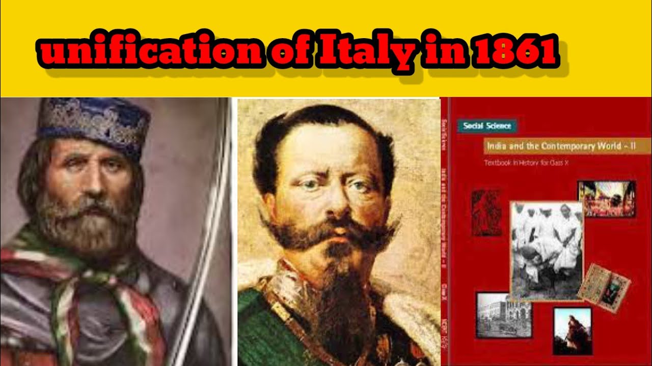 unification of Italy@ideas of gairibaldi@vickter Emmanuel second ...