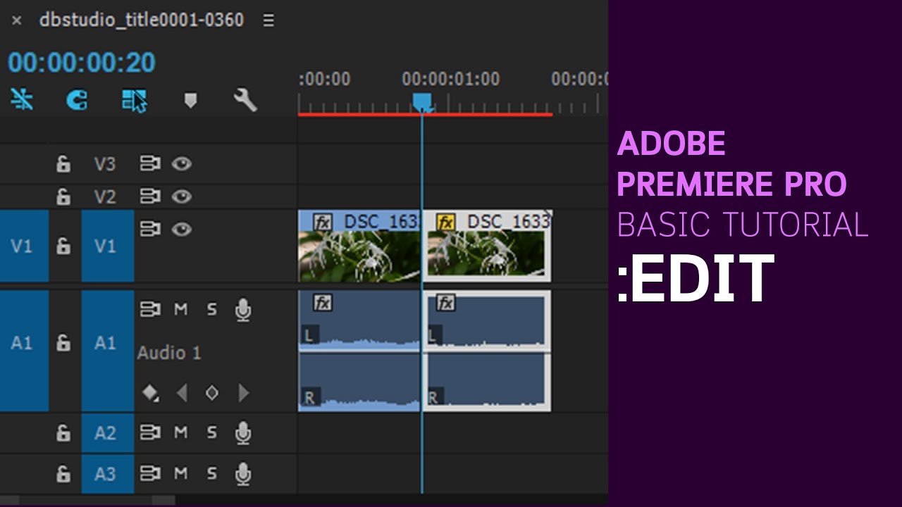 Adobe Premiere Pro Basic - 02 Edit - YouTube
