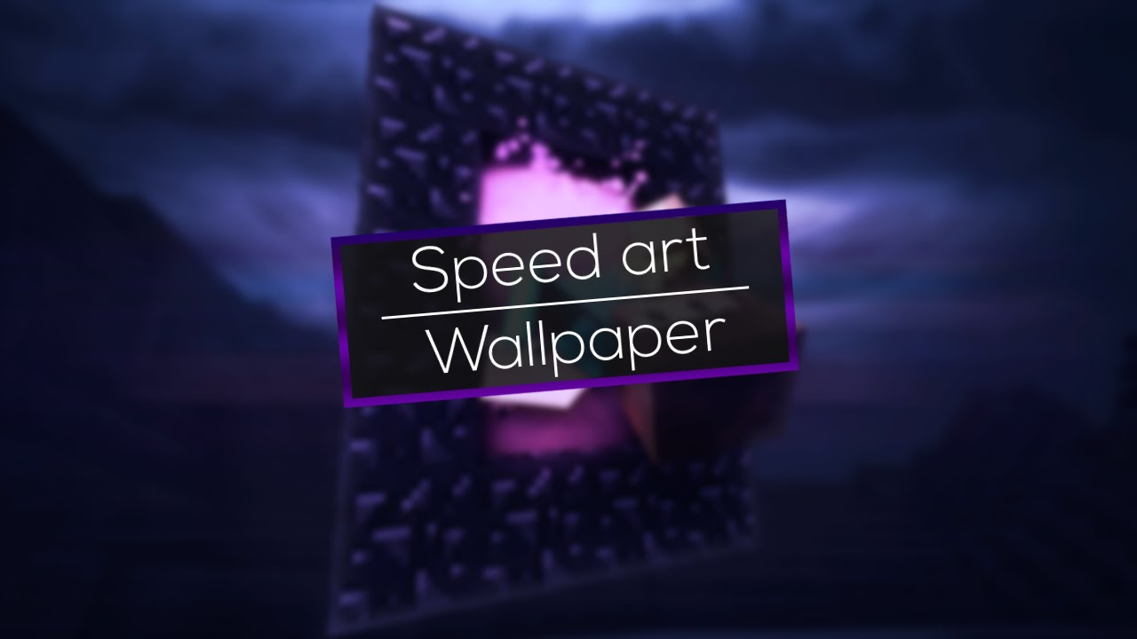 Minecraft Wallpaper Speedart #15 [GFX] - YouTube