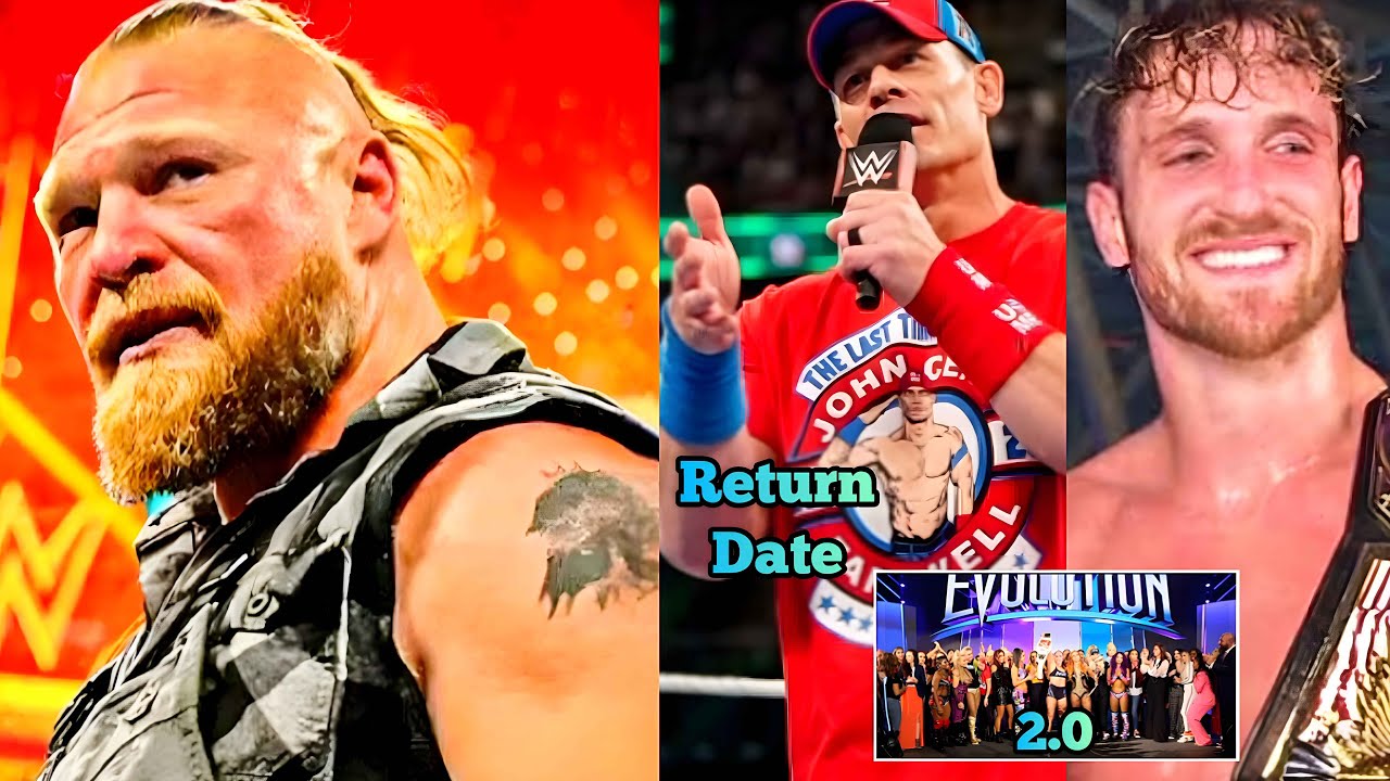 "Brock Lesnar......👑" John Cena NEXT RETURN DATE Revealed!? | Logan ...