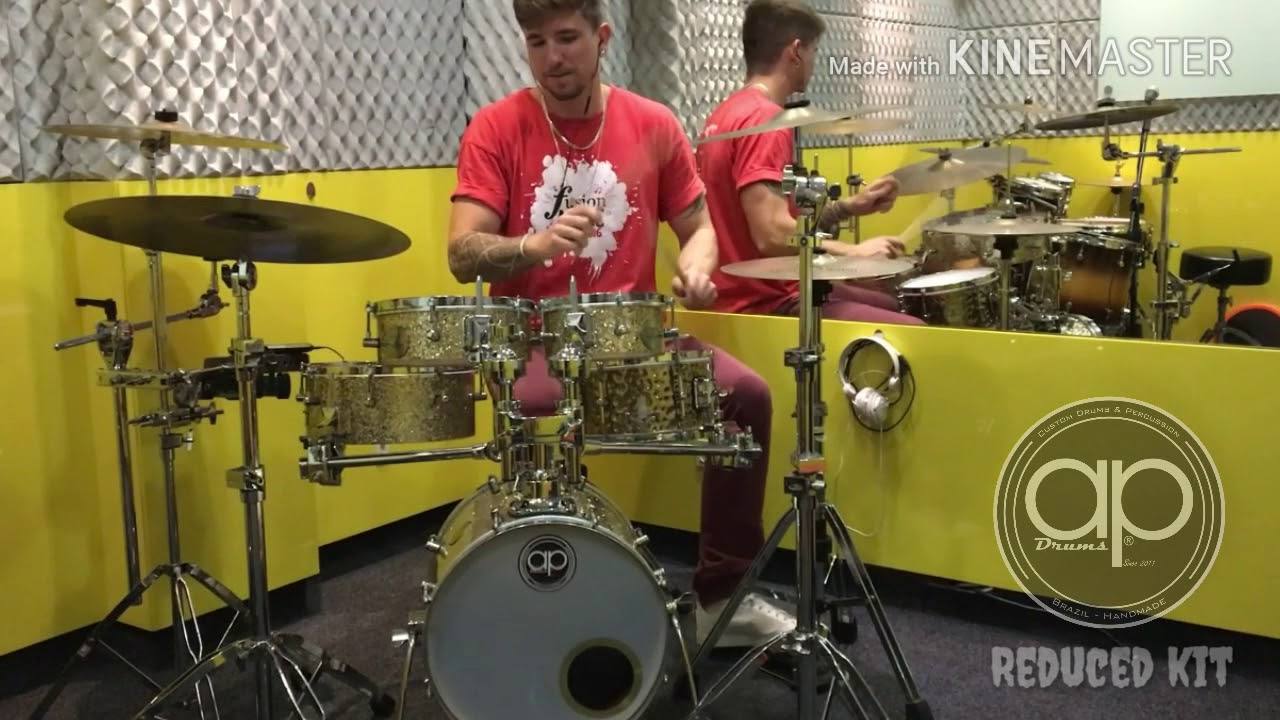 SoundCheck - Bateria AP Drums Reduced kit - YouTube