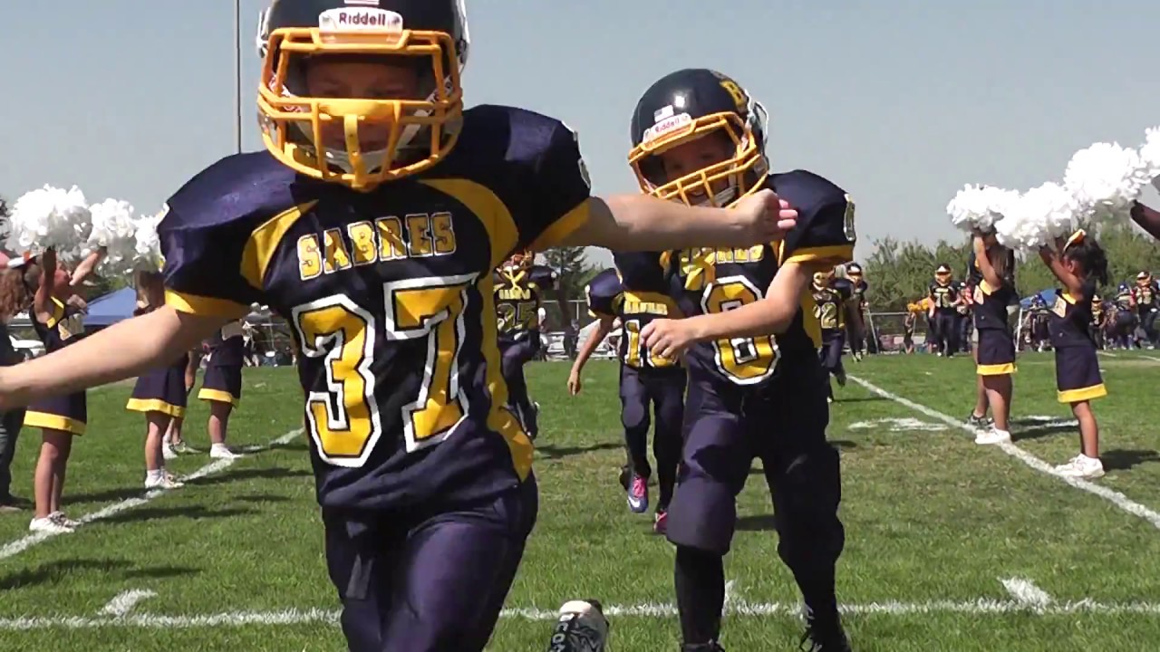 Ripon Knights vs Modesto Big Valley Sabres Jr Novice Football 9-1-18 ...