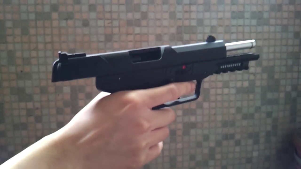 Cybergun FN57 GBB 瓦斯槍 (無彈空擊) - YouTube
