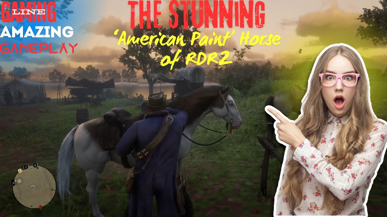 Meet My New Companion: The Stunning American Paint Horse of RDR2 - YouTube