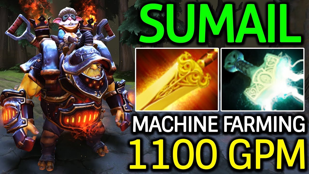 SumaiL Dota 2 [Alchemist] Machine Farming 1100 GPM - YouTube
