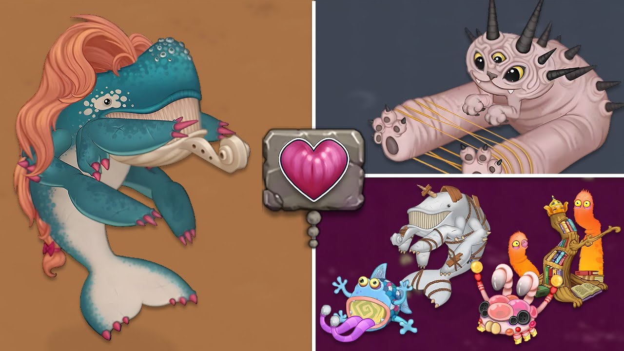 Rare Bowhead, Rare Cataliszt, MindBoggle Costume - All Animations & Breeding (My Singing ...