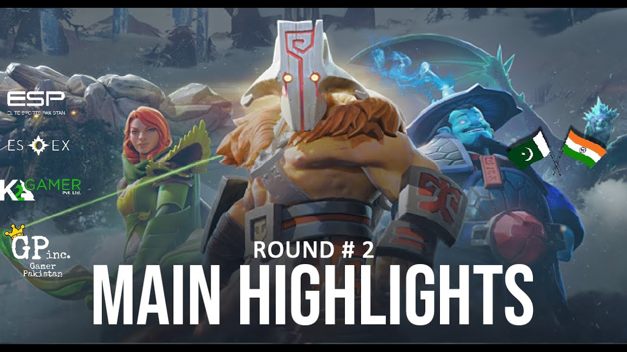 Dota 2 Championship PAK Vs IND | Main highlights of Round 2 | Prize ...
