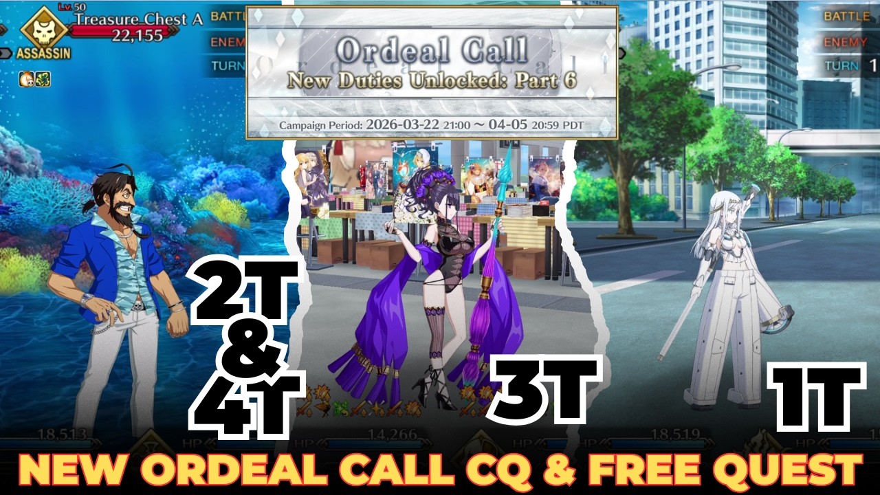 Edward Teach Ordeal Call CQ + New Free Quests [FGO NA][Fate/Grand Order ...