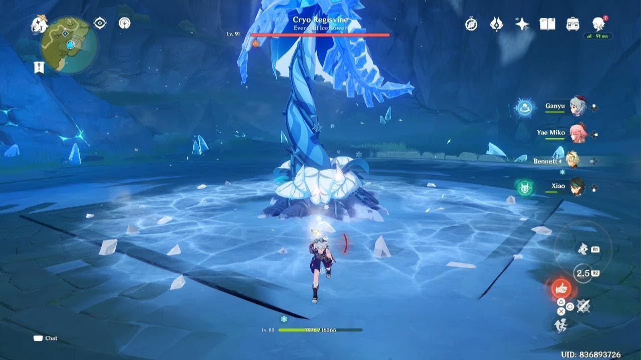 Xiao deletes cryo flower - YouTube