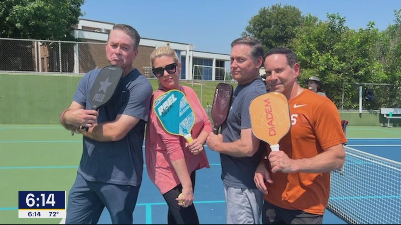 Good Day team tries to learn pickleball - YouTube