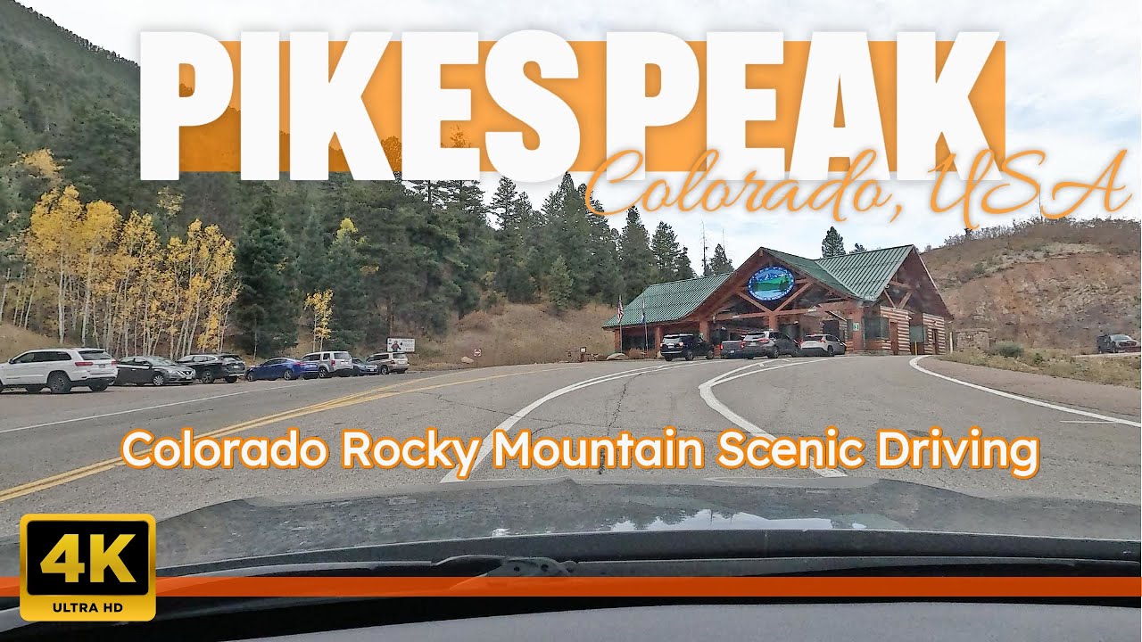 Drive to Pikes Peak Summit, Colorado | Rocky Mountain Scenic Driving | Elevation 14,115 FT | 4K ...