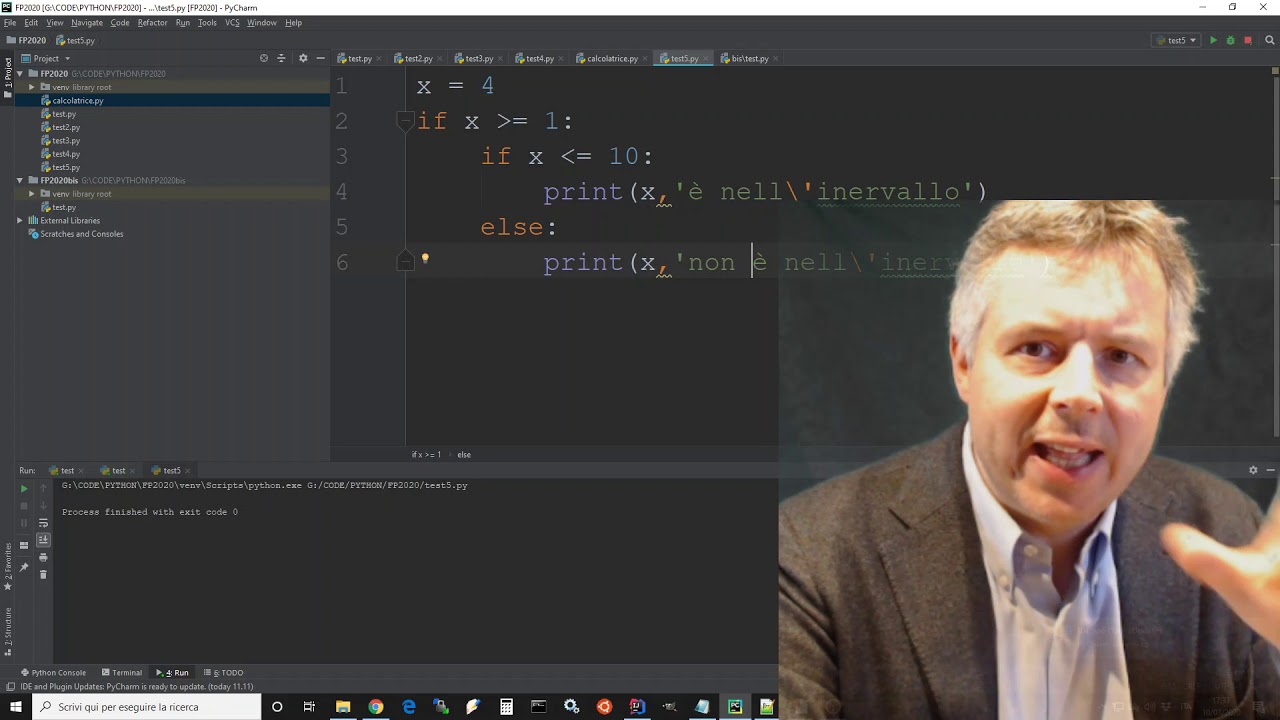 lezione 02 parte 7 (ancora su istruzione if) - YouTube