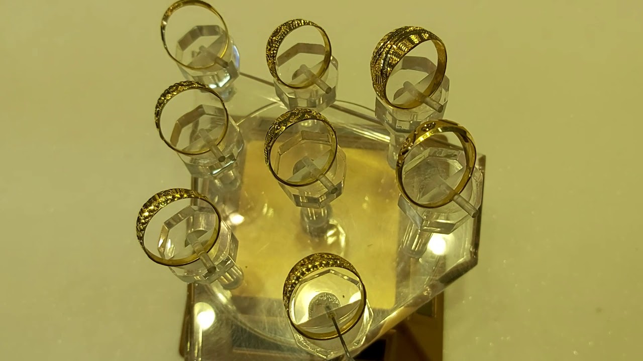 Gold cating ring - YouTube