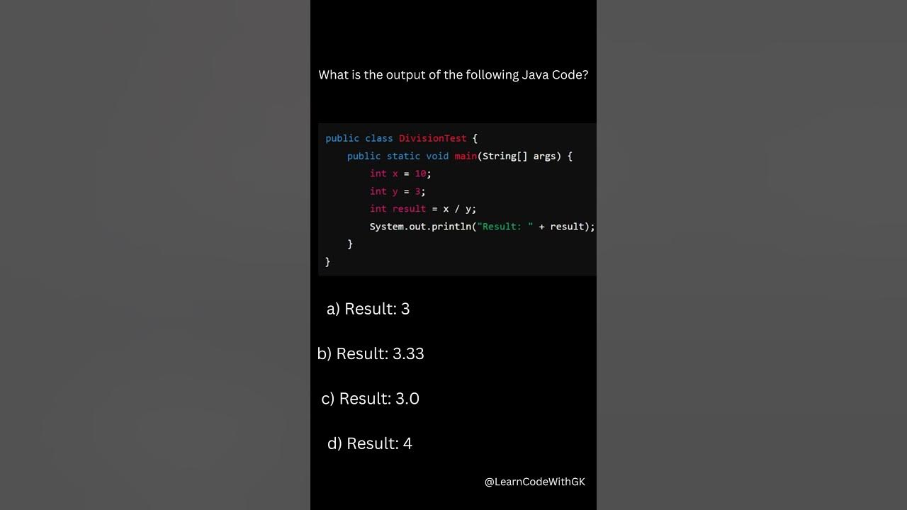 Comment Output Guys? Please follow🥹Like ️ Share🙌 Challenge your Friends 😜 #programmingknow #java ...