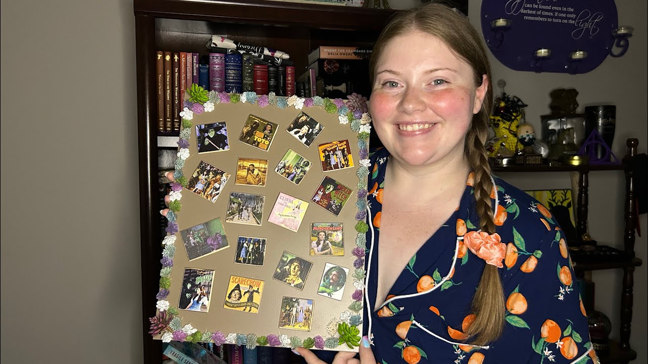 ASMR - Craft with me (DIY Magnet Board) - YouTube