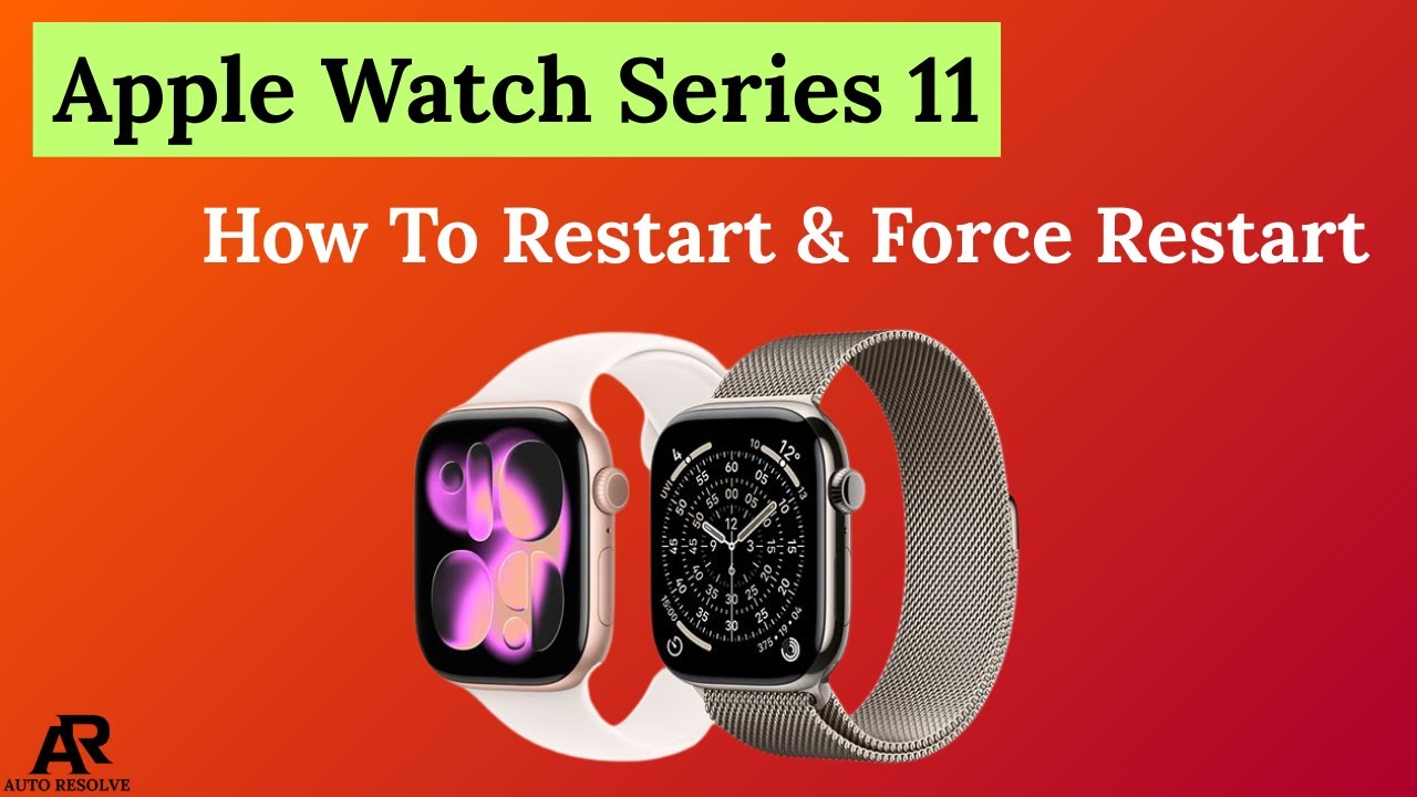 Apple Watch Series 11 — How To Restart & Force Restart - YouTube