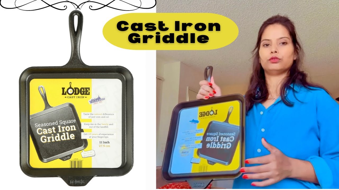 Lodge Cast Iron Griddle ~ Indian Mommy in USA - YouTube