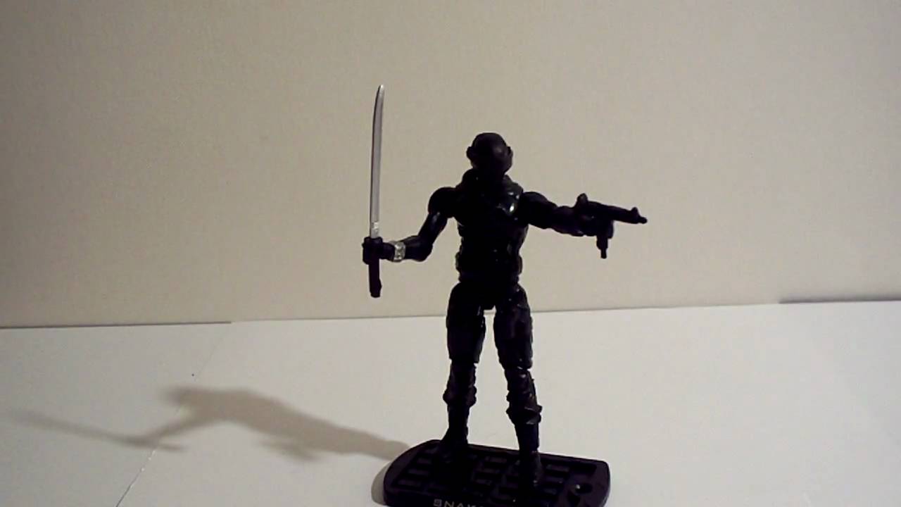 GI Joe Rise of Cobra Movie Ninja Commando Snake Eyes Toy Review - YouTube