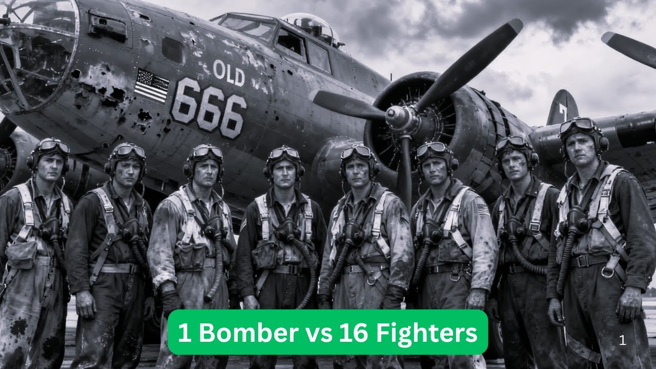 9 Men, 16 Enemy Fighters, 1 Bomber: The True Story of Old 666 - YouTube
