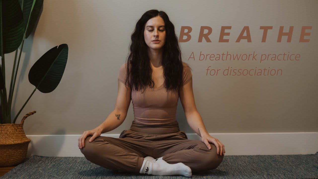 5 Minute Breathwork for Dissociation & Grounding | Trauma Informed Yoga ...