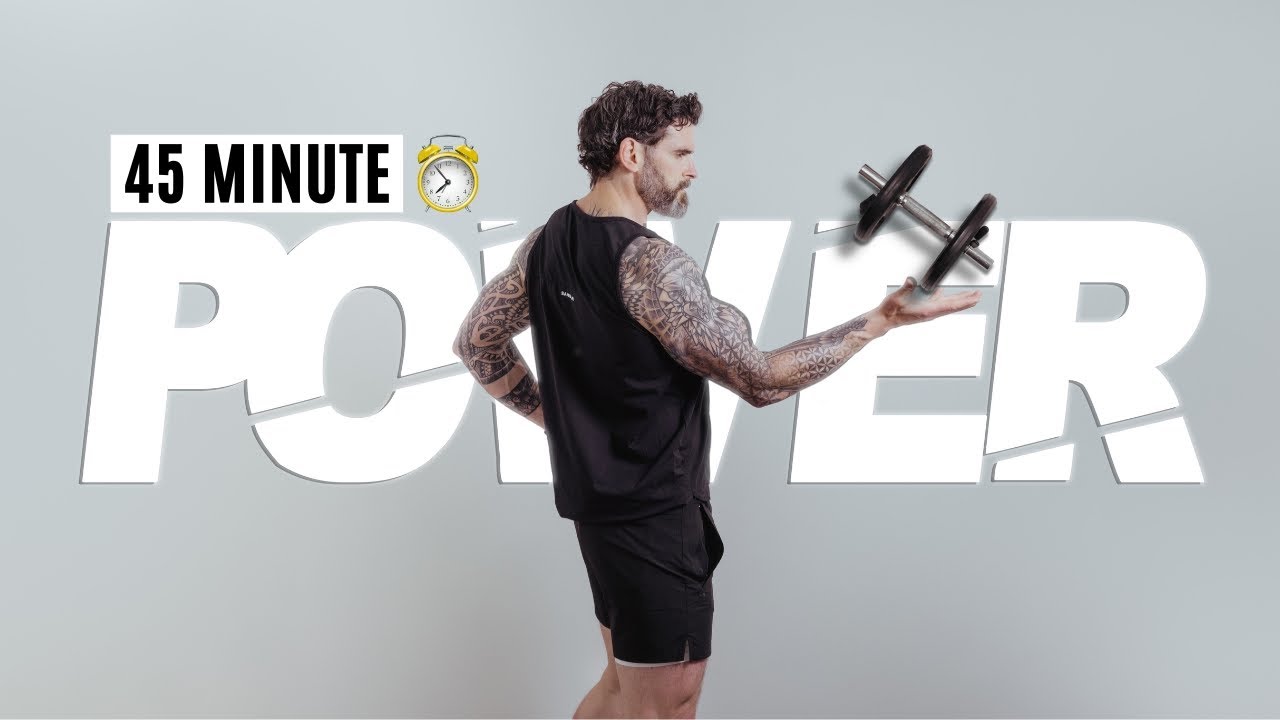 45 MINUTE PULL AND CORE POWER WORKOUT (No Repeat) - YouTube