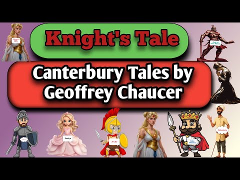 Canterbury tales | knight's Tale | Geoffrey Chaucer Canterbury tales 