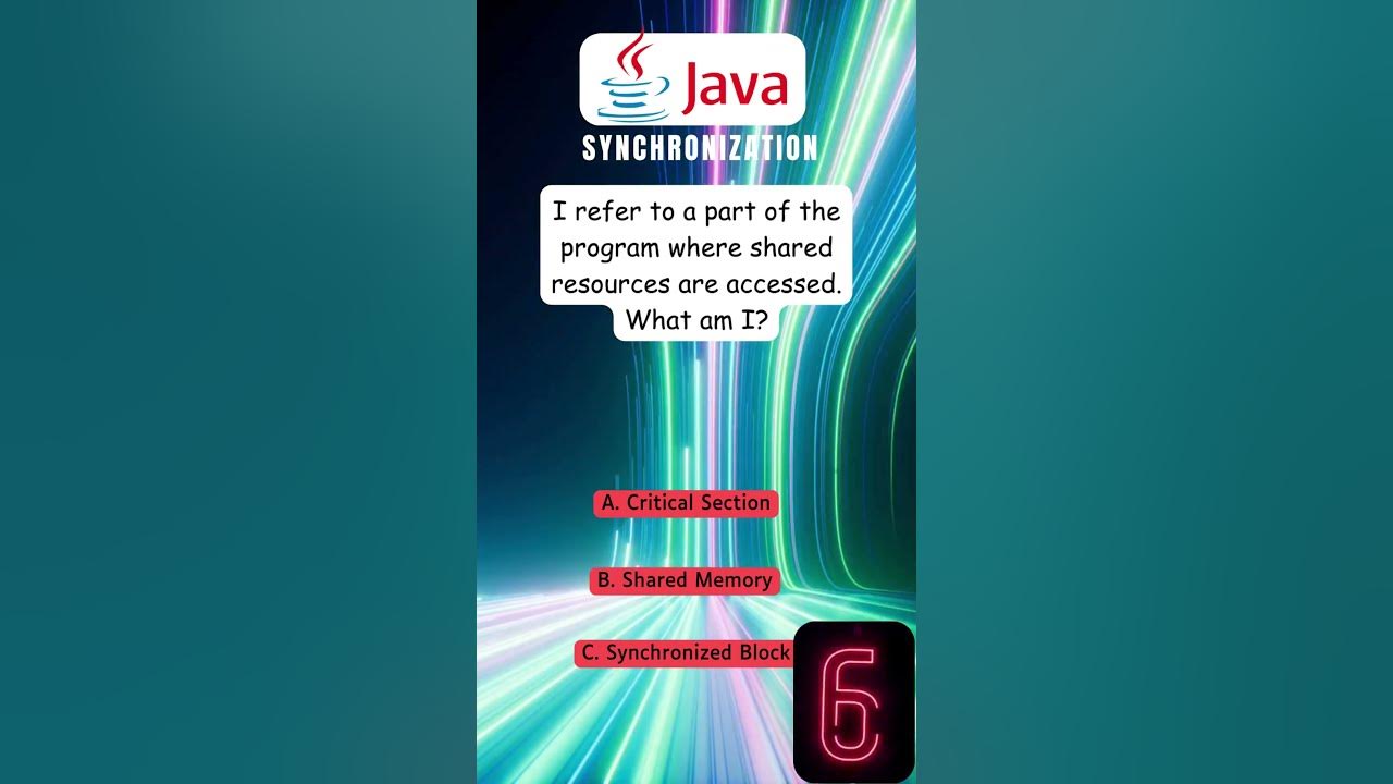 Boost Your Java Synchronization Confidence with This Quiz! @Java Synchronization - YouTube