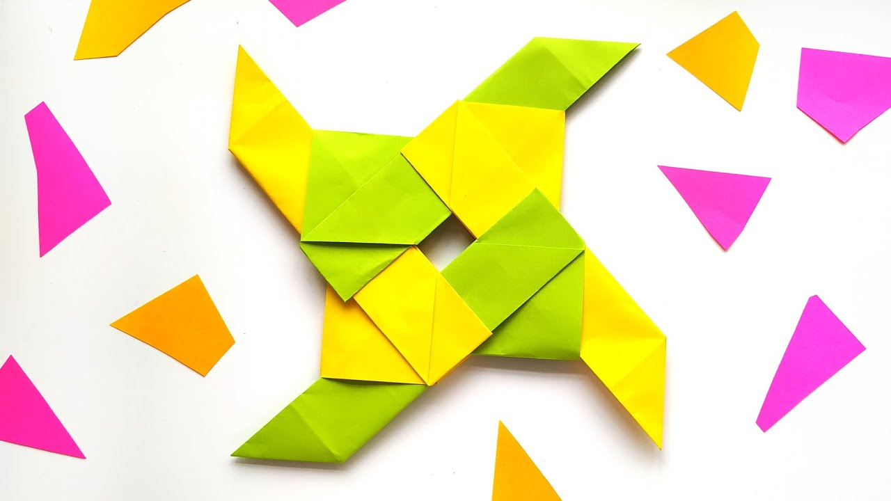 DIY Origami Transforming Ninja Star With 4 Point Cool Paper Crafts Ideas Tutorial YouTube diy-origami-transforming-ninja-star-with-4-point-cool-paper-crafts-ideas-tutorial-youtube