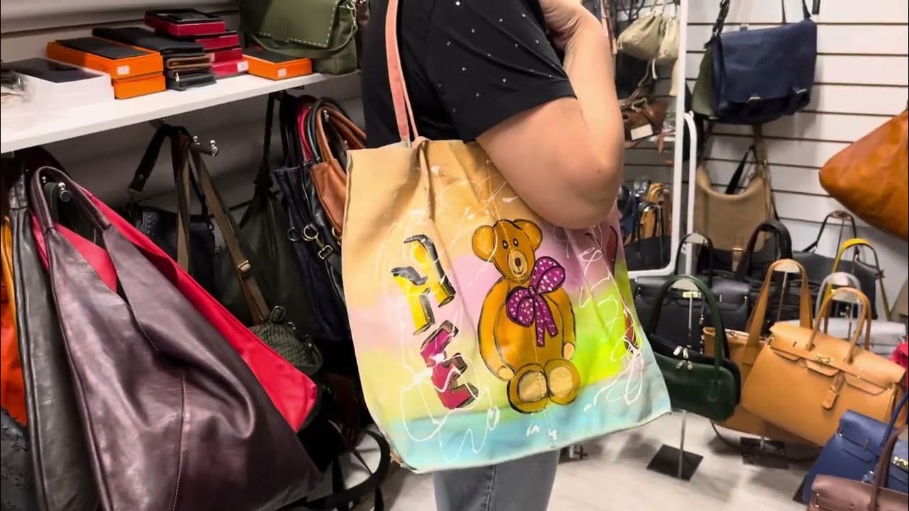 Кожаные сумки. Италия. - YouTube