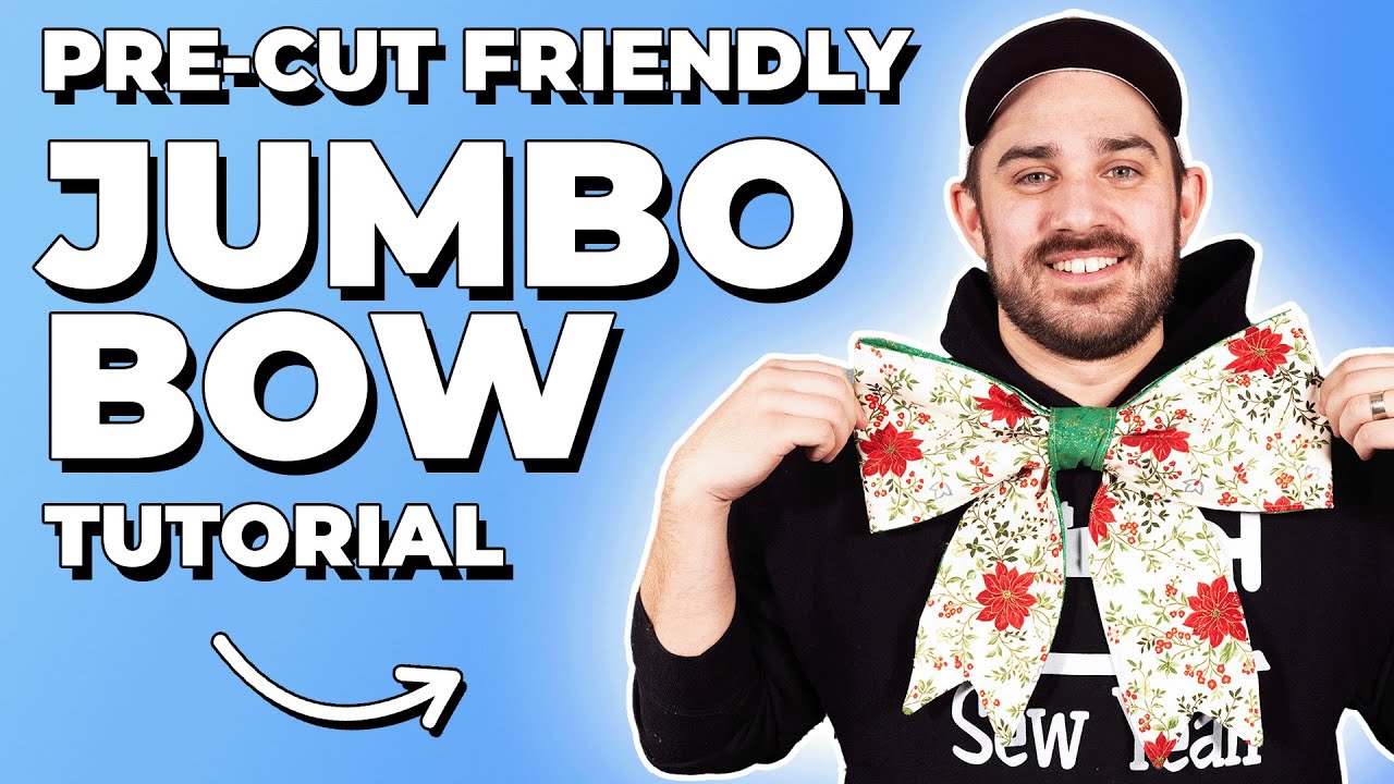 Sew a Bow! Beginner Friendly Tutorial - FREE PATTERN - YouTube