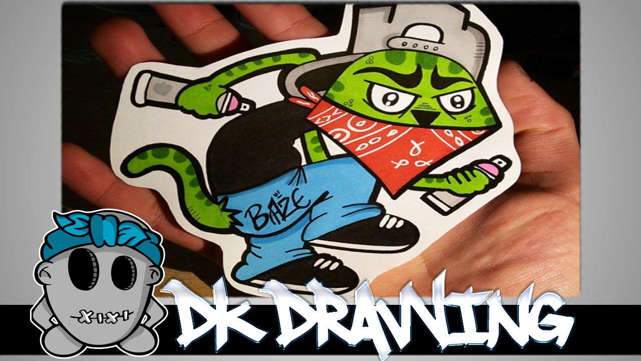 DKDrawing Graffiti Character Battle Ranking #1 - YouTube