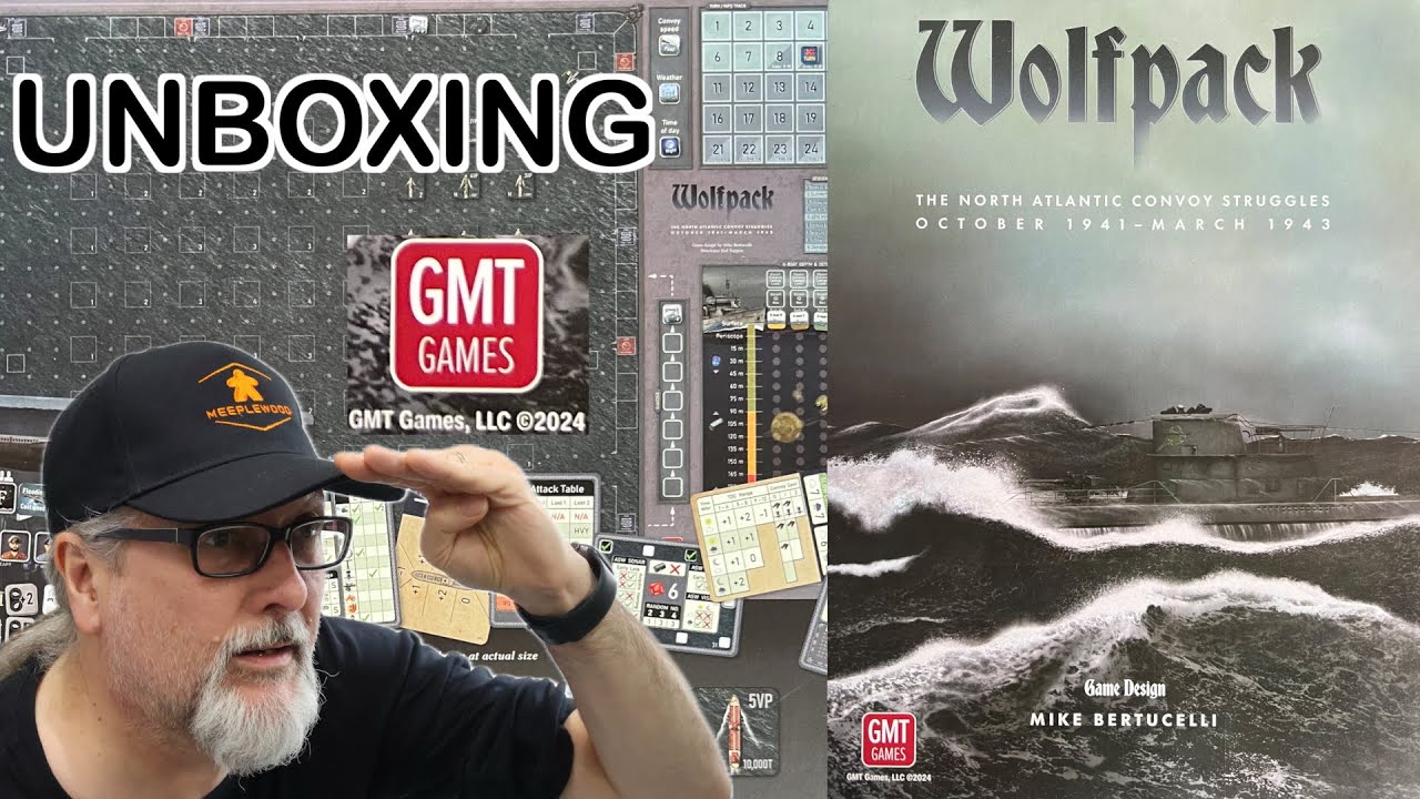 Wolfpack (2024) | Mike Bertucelli | GMT Games | Ben Hull | Board Game | 1 - 4 Players | Unboxing ...