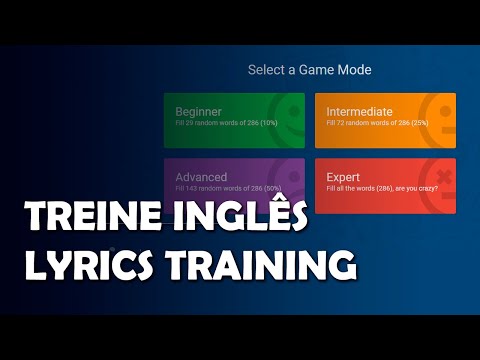 Como usar o Lyrics Training para treinar idiomas? - YouTube