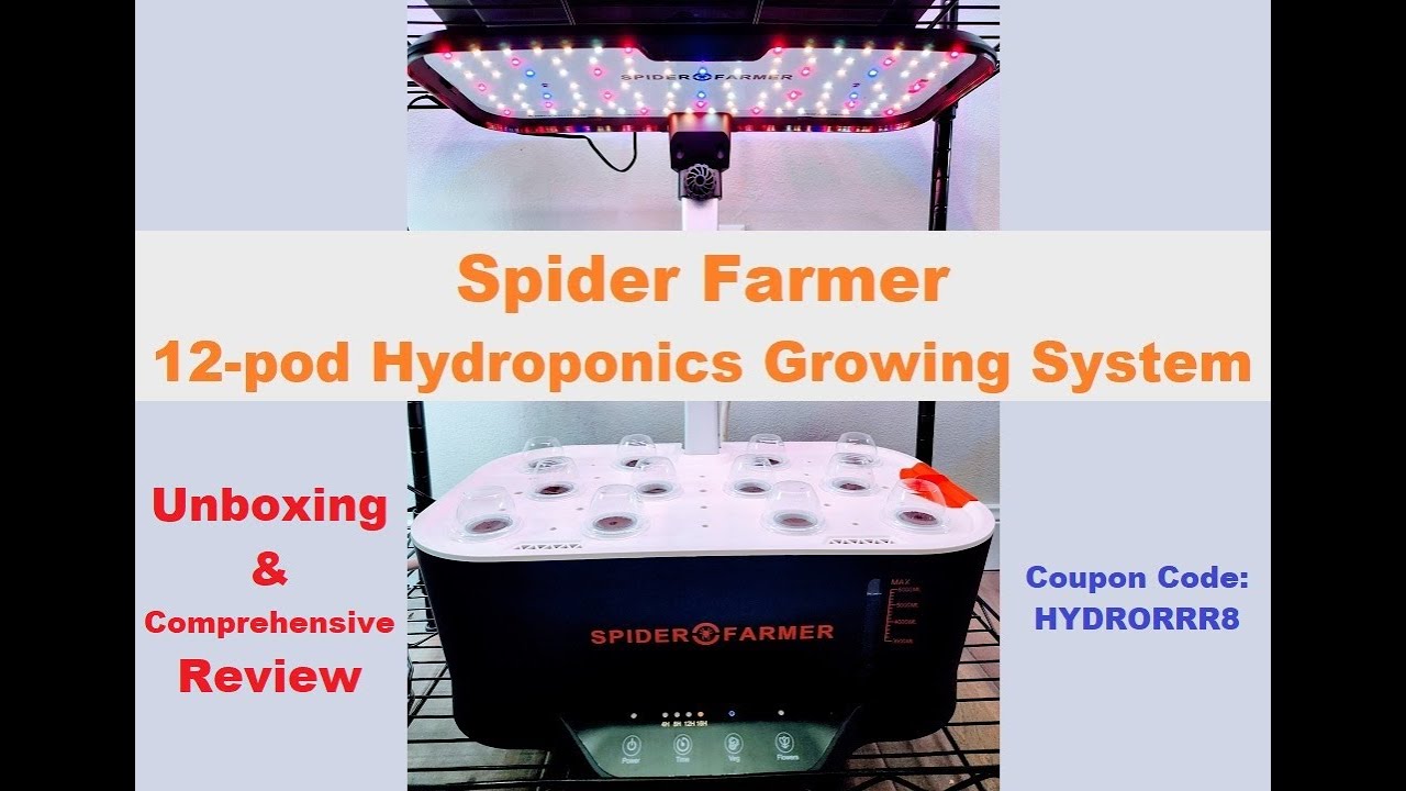 Spider Farmer Hydroponics Growing System - Unboxing & Review - YouTube