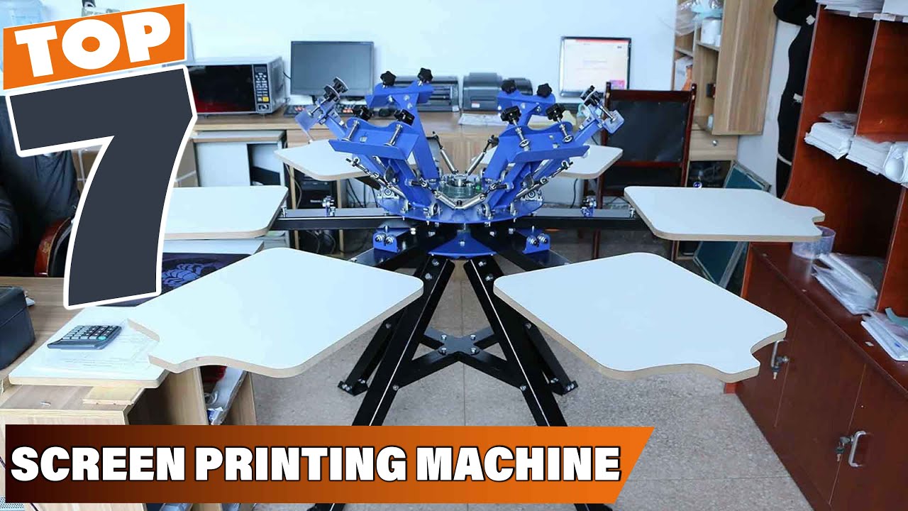 Choosing the Best: Top 7 Screen Printing Machines in the Market - YouTube