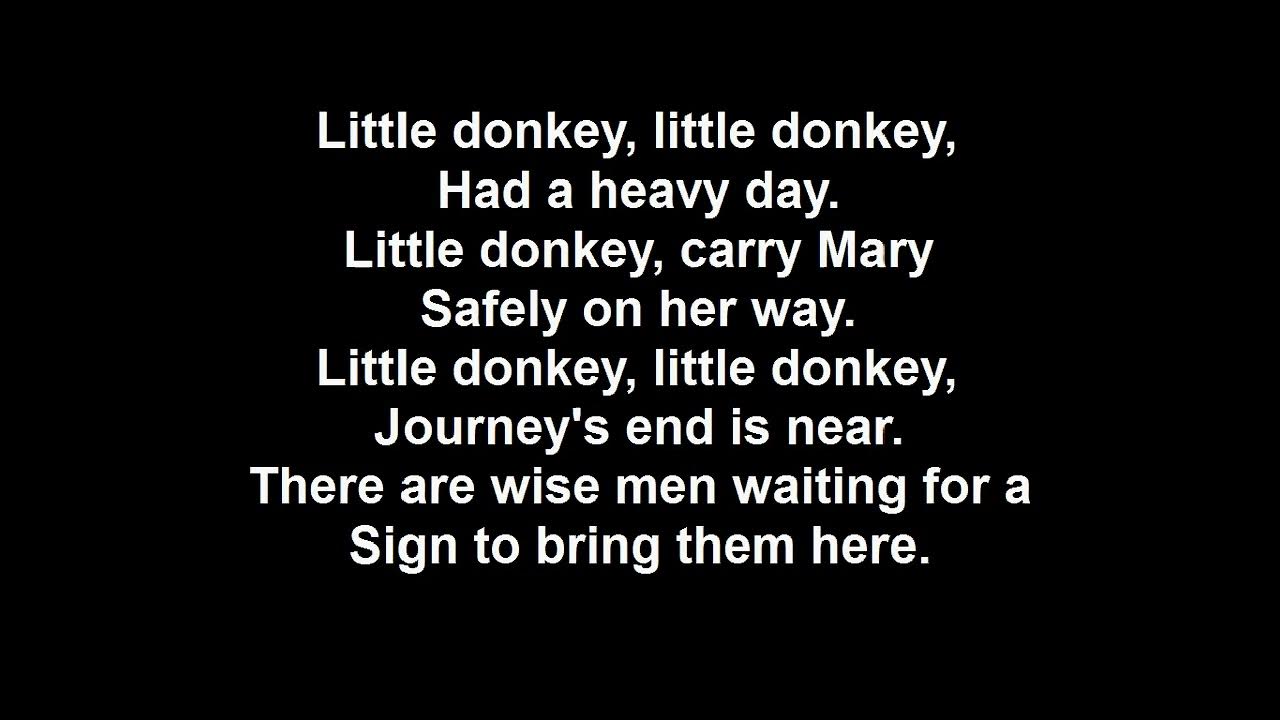 Little Donkey - song and lyrics - YouTube