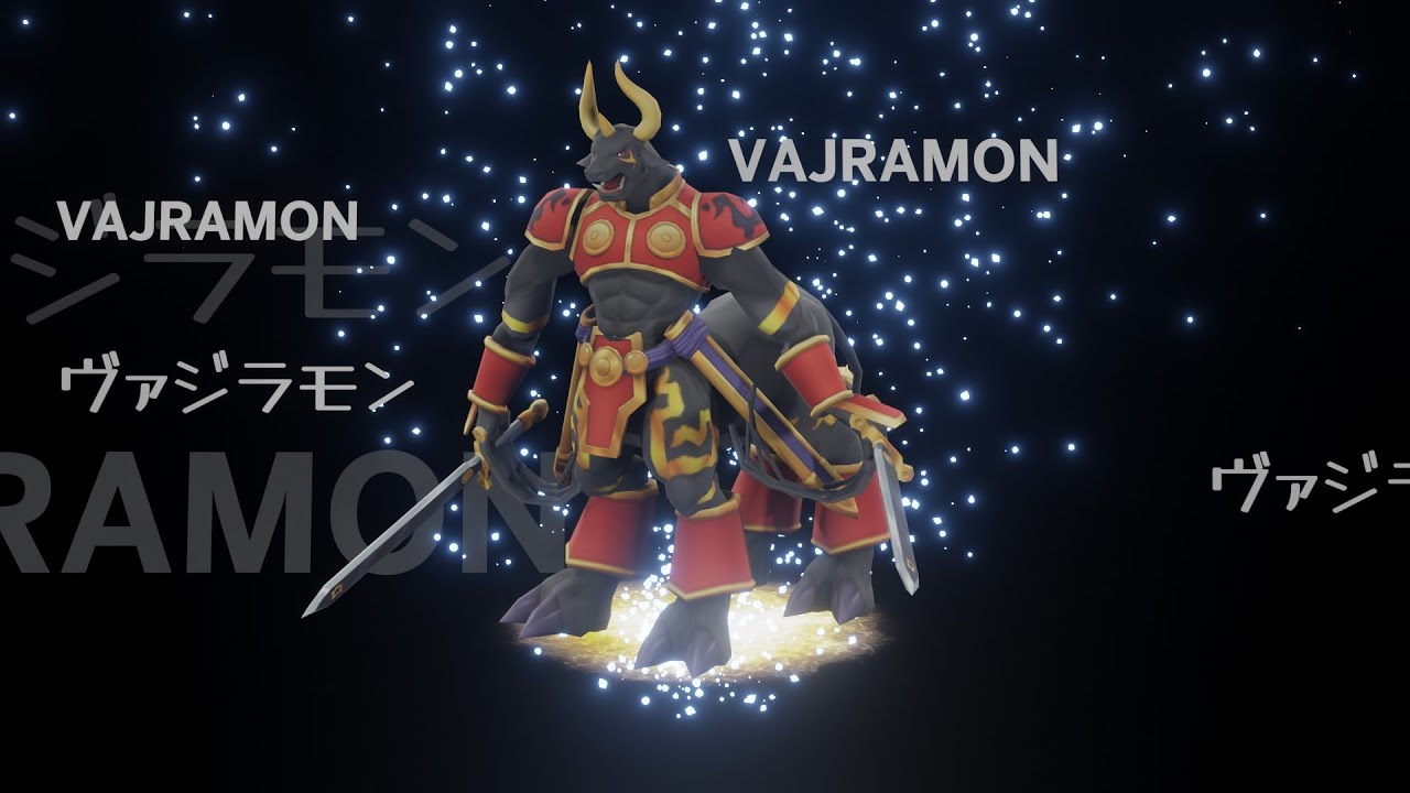 Vajramon Full Digivolution - YouTube