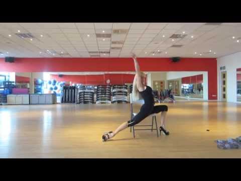 Keri Graham Britains Got Talent chair fitness Rehearsal - YouTube