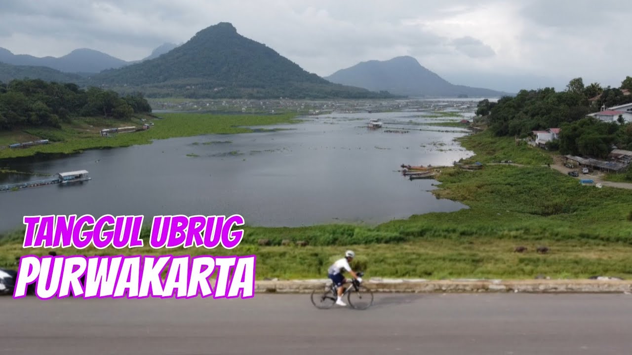 Dua Jam Bersepeda Hanya Untuk Melihat Air Tanggul Ubrug Jatiluhur - YouTube